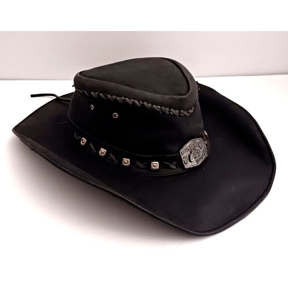 Bullhide | Accessories | Bullhide Thunder Struck Blk Leather Cowboy ...